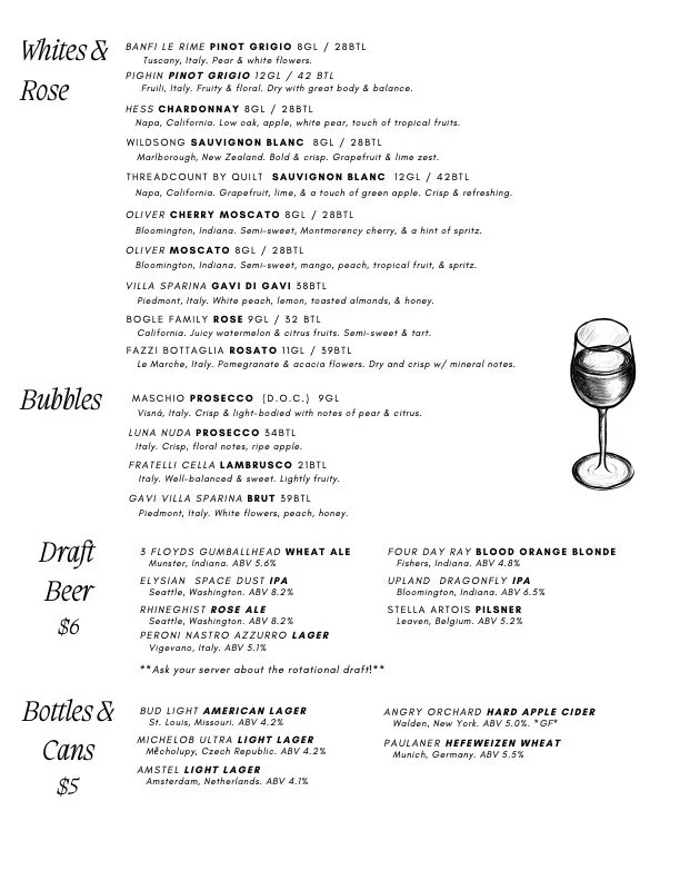 Menu | Explore Our Menu — Da Vinci