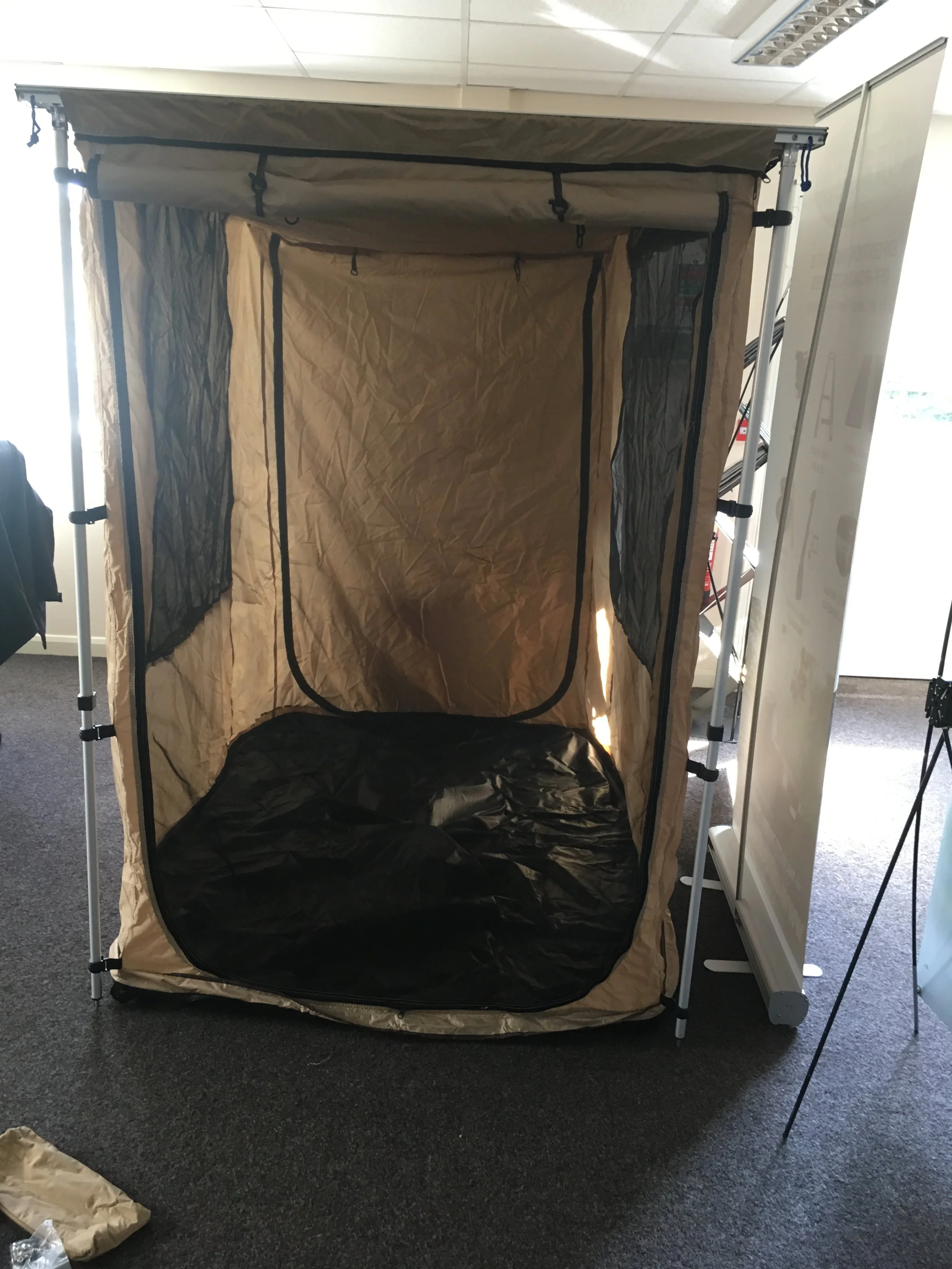1.4m x 2.0m vehicle awning, tent & accessories roll out expedition ...