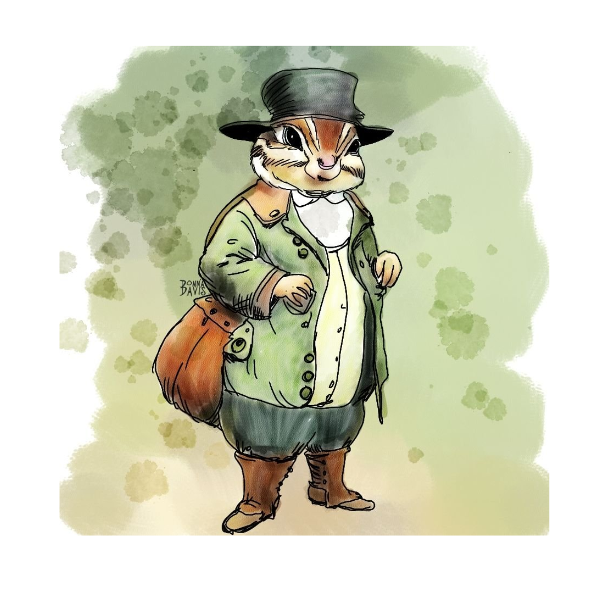 A new Painting and story of a character in my Animal series: Silas ...