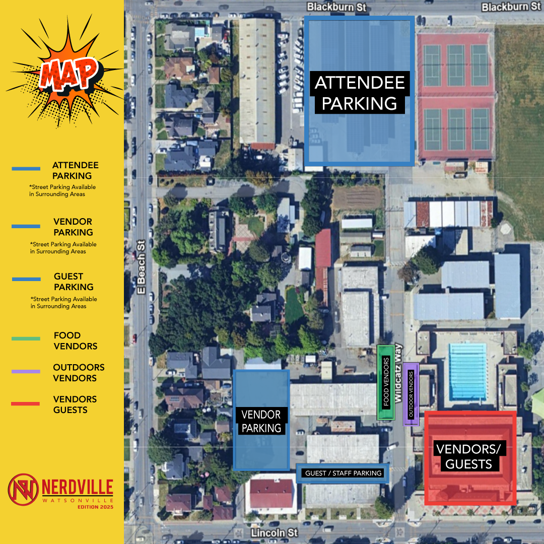 Map & Schedule Nerdville Watsonville