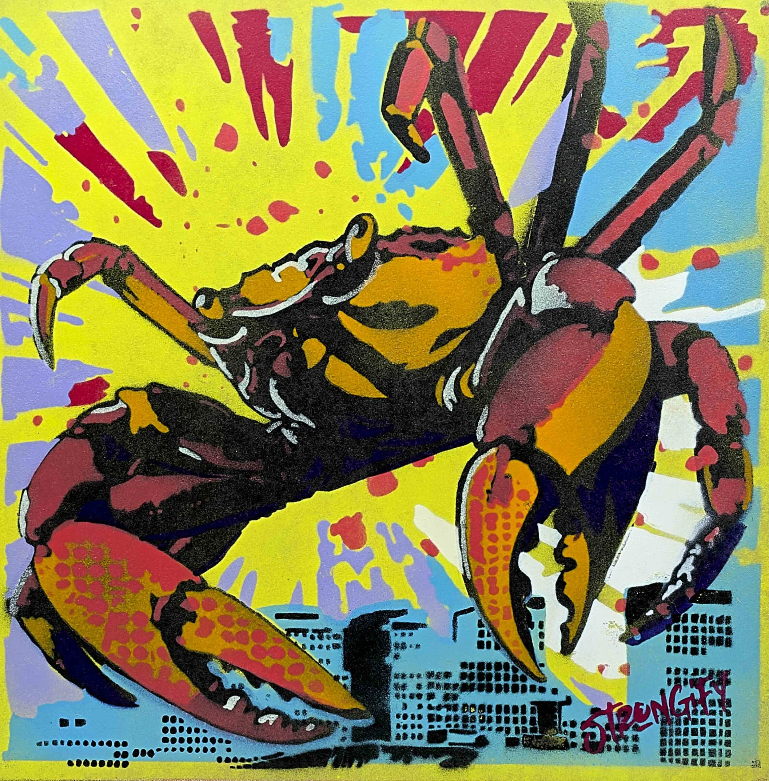 "CrabZilla" — Art For Dudes