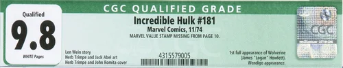 CGC's Green Label of Confusion — The Collector Hub by GPAnalysis
