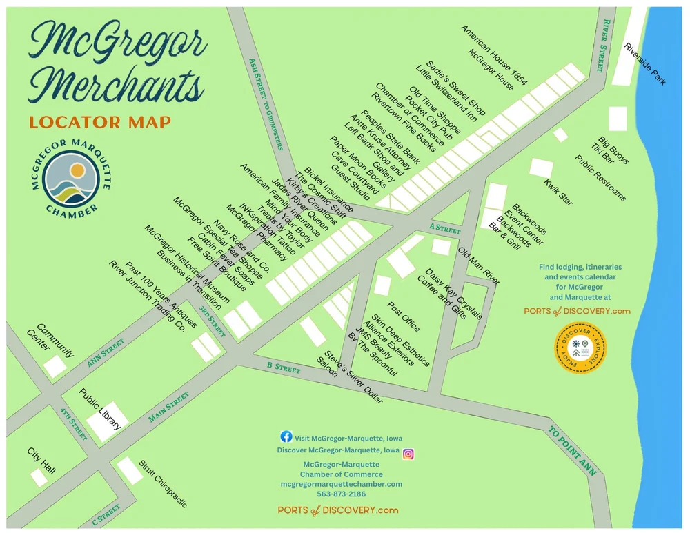 McGregor Locator Map — PORTS OF DISCOVERY