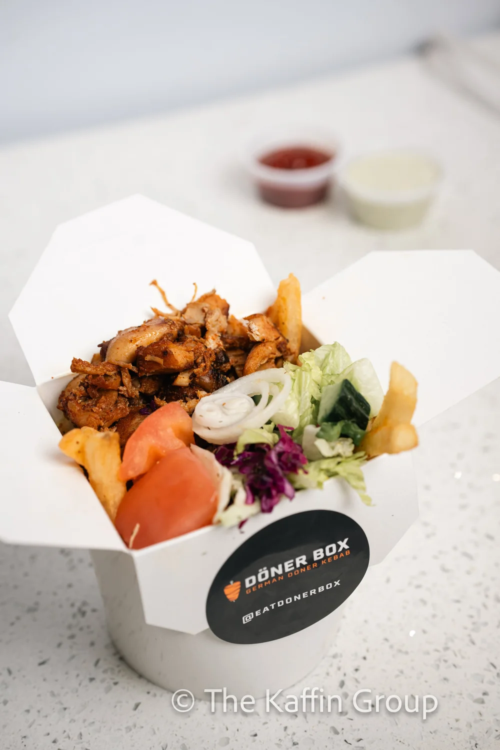 Seattle's German-style Turkish Doner Kebab Box in Belltown