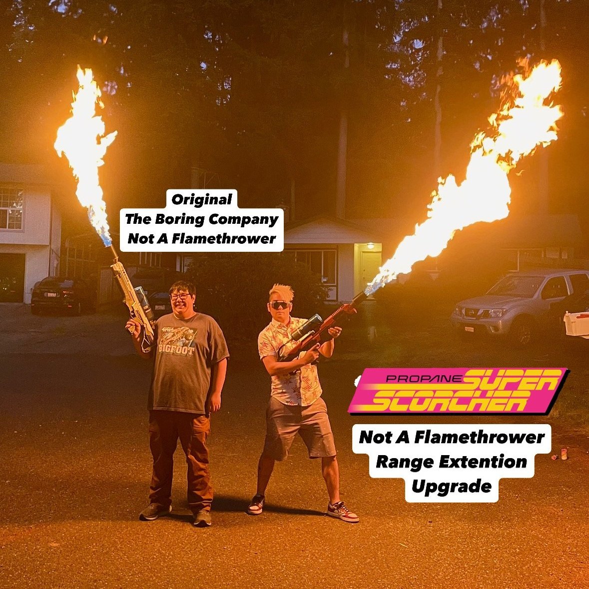 "Not A Flamethrower" Range Increase — Super Scorcher