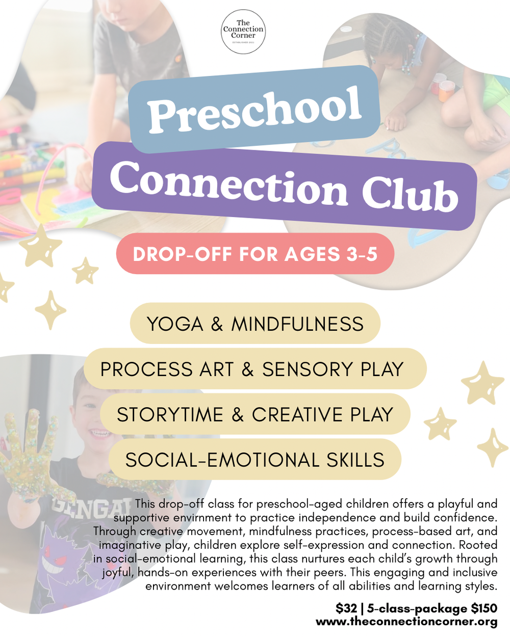 Preschool Connection Club (ages 3-5, drop-off) — MoCoMom