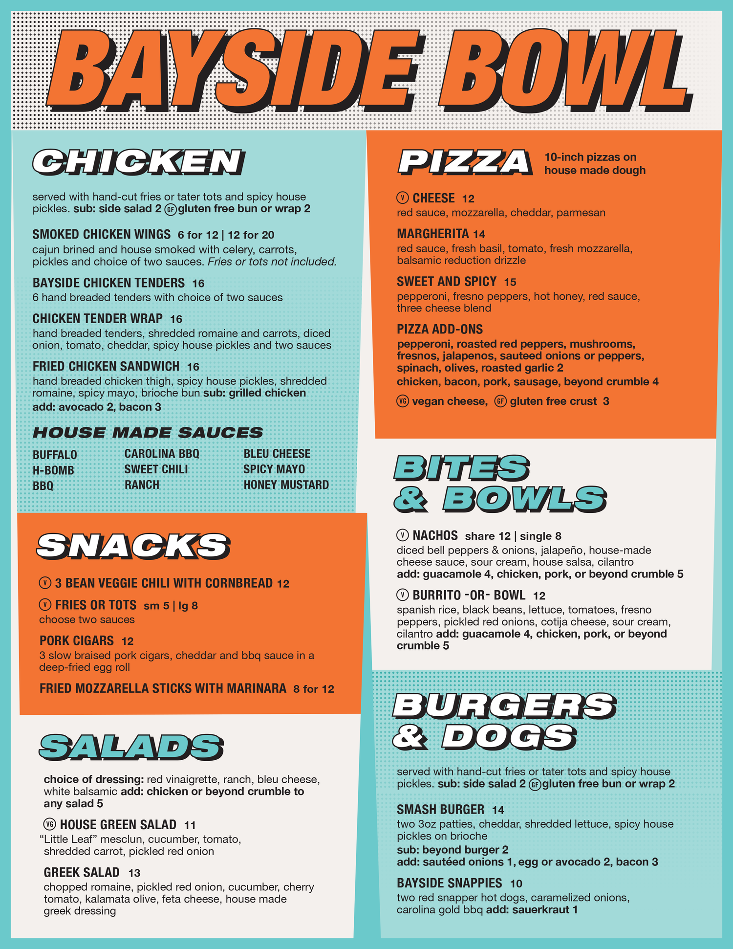 Eat + Drink — Bayside Bowl