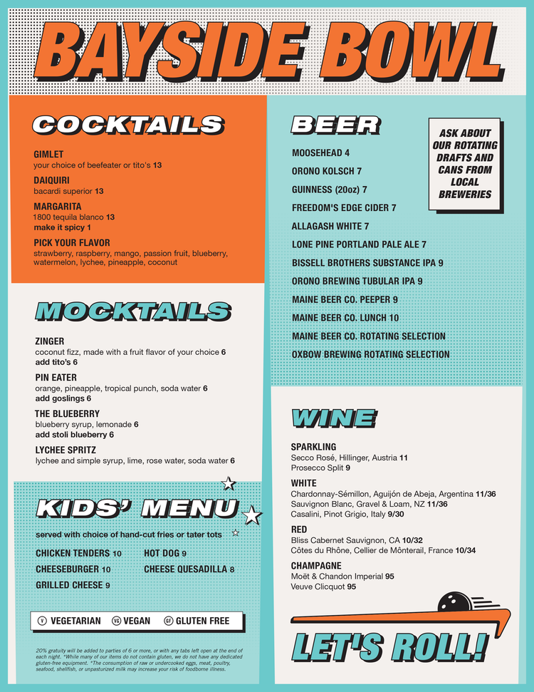 Eat + Drink — Bayside Bowl