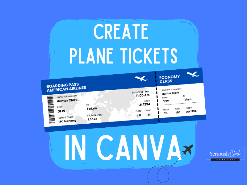 American Airline Ticket Template