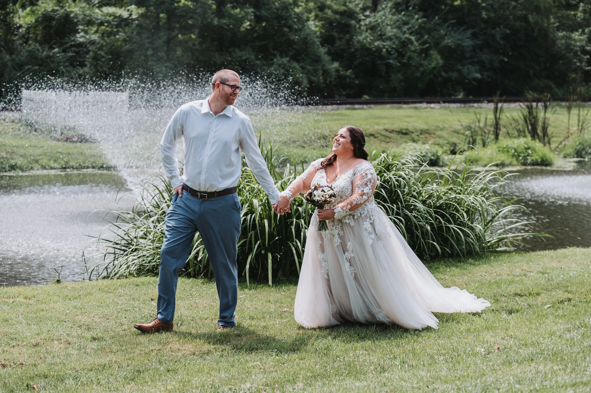 Sarah & Jerry's Enchanting Elopement: Tying the Knot at Mendenhall Inn ...