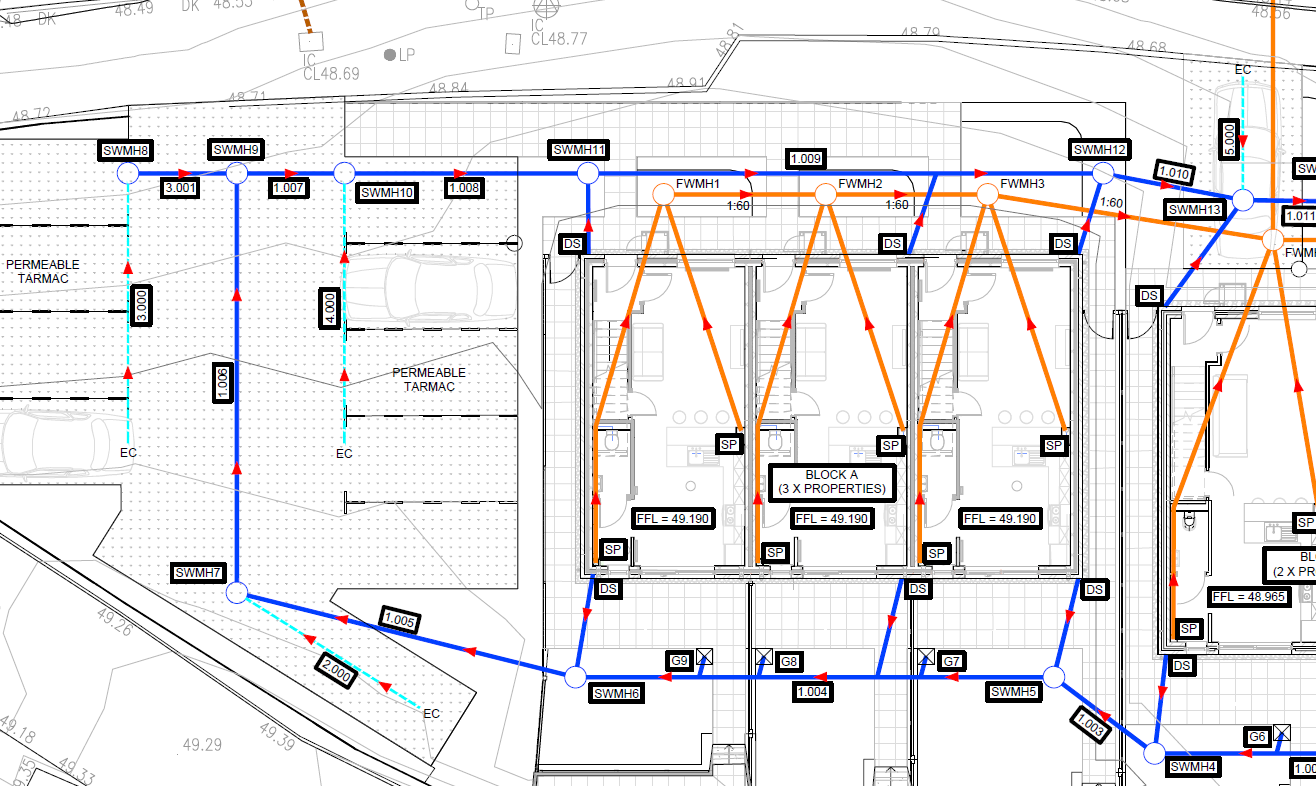 Detailed drainage and SuDS design — Moss Drainage