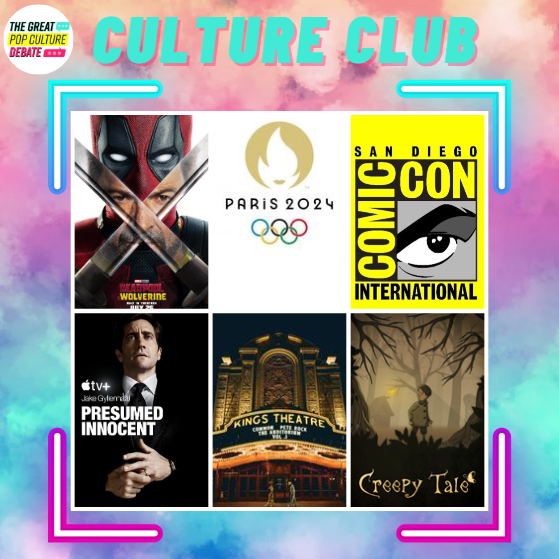 Pop Culture Picks: July 27, 2024 — Great Pop Culture Debate