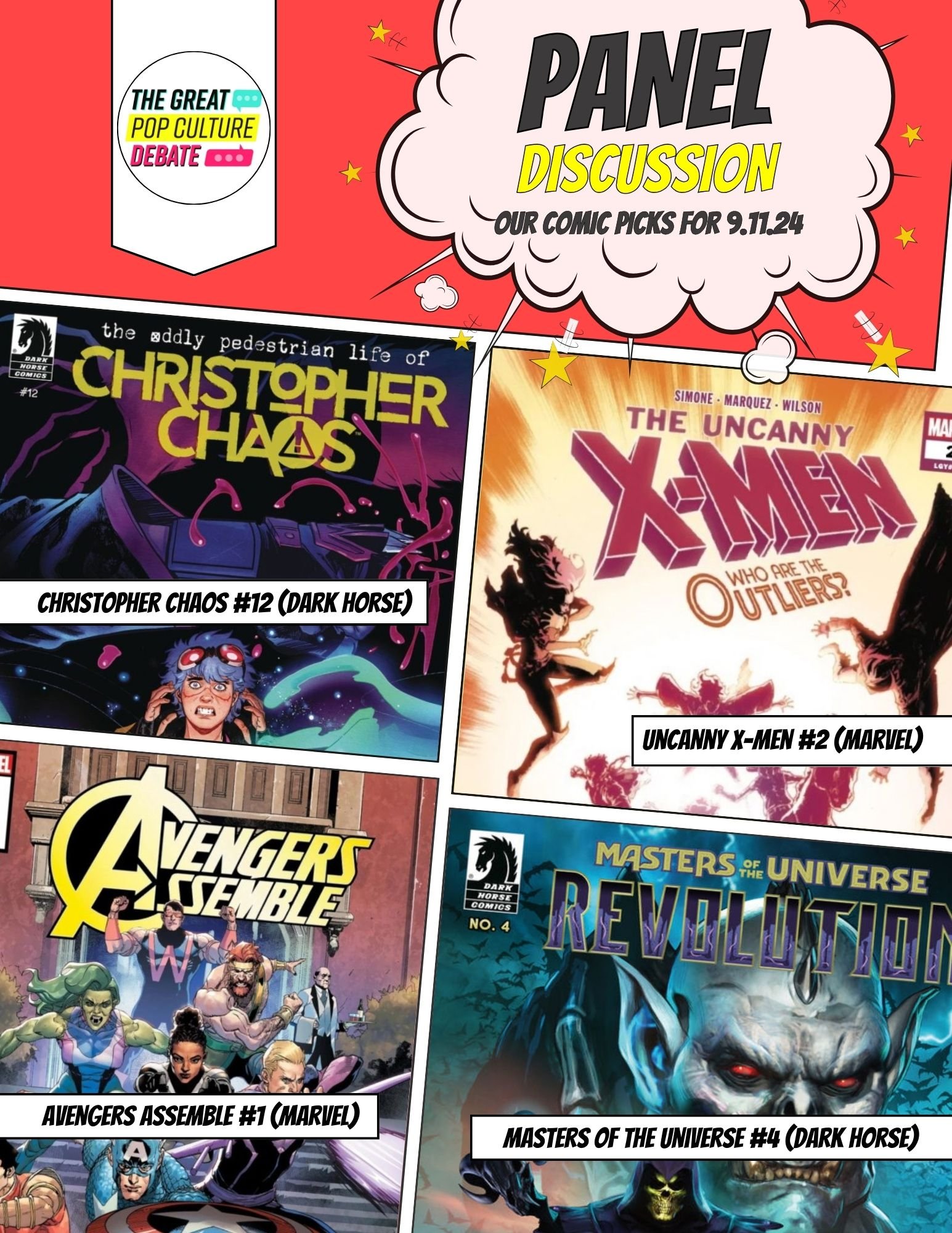 Comic Book Picks: September 11, 2024 — Great Pop Culture Debate
