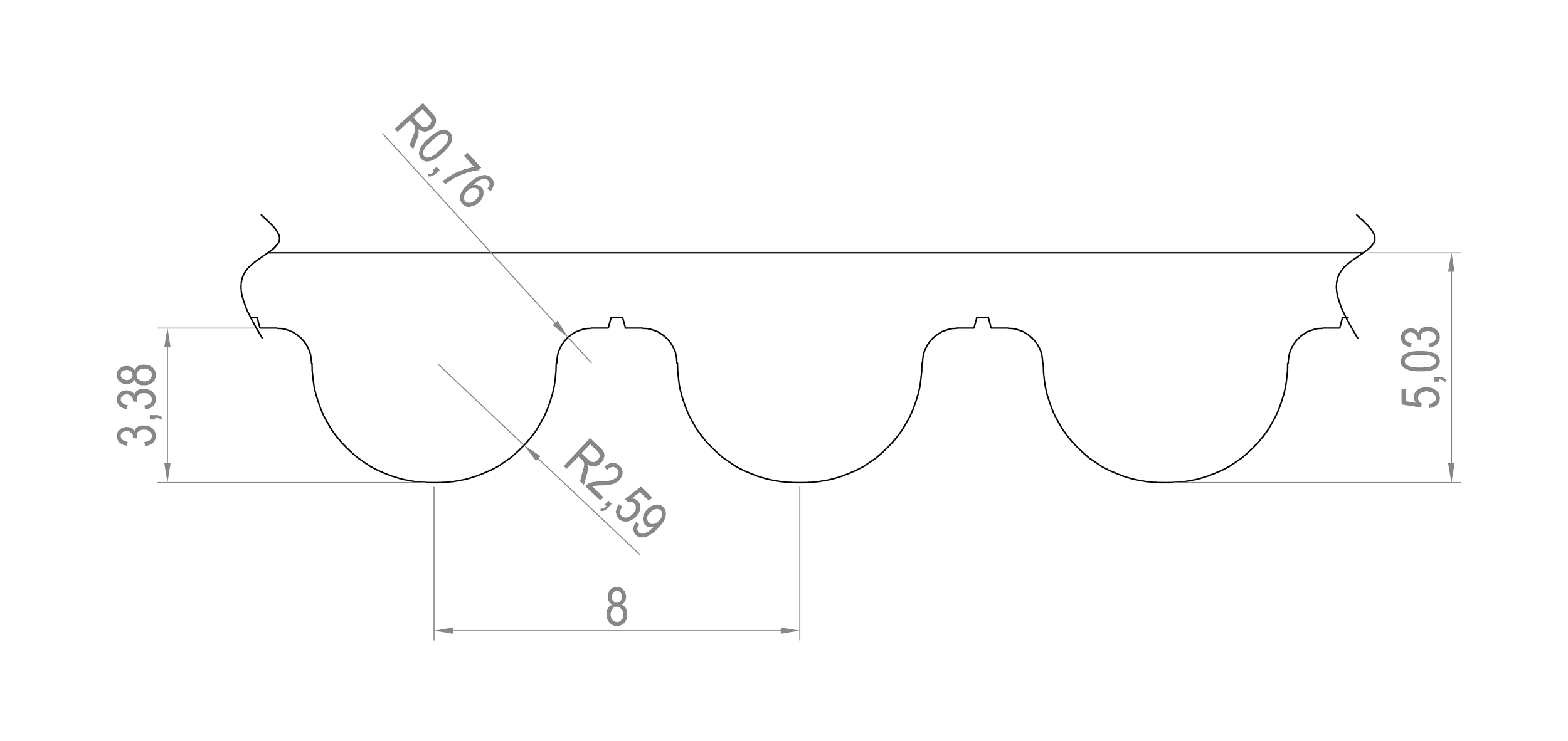 H8M Timing Belts — Chemi-Flex