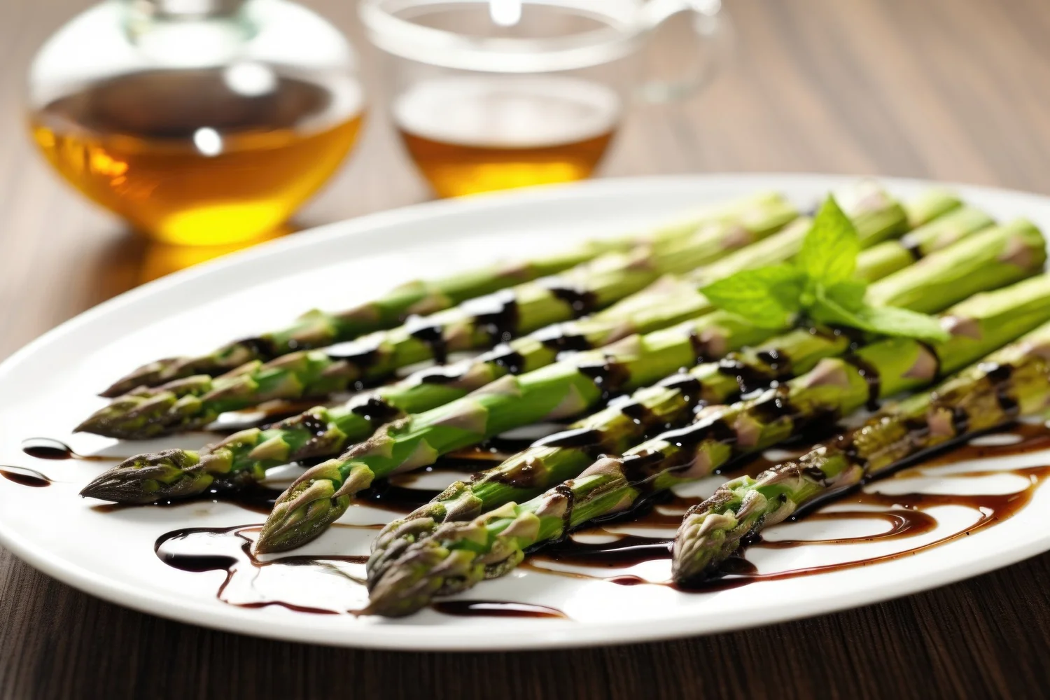 Roasted Asparagus with Balsamic Syrup — Chef KDJ