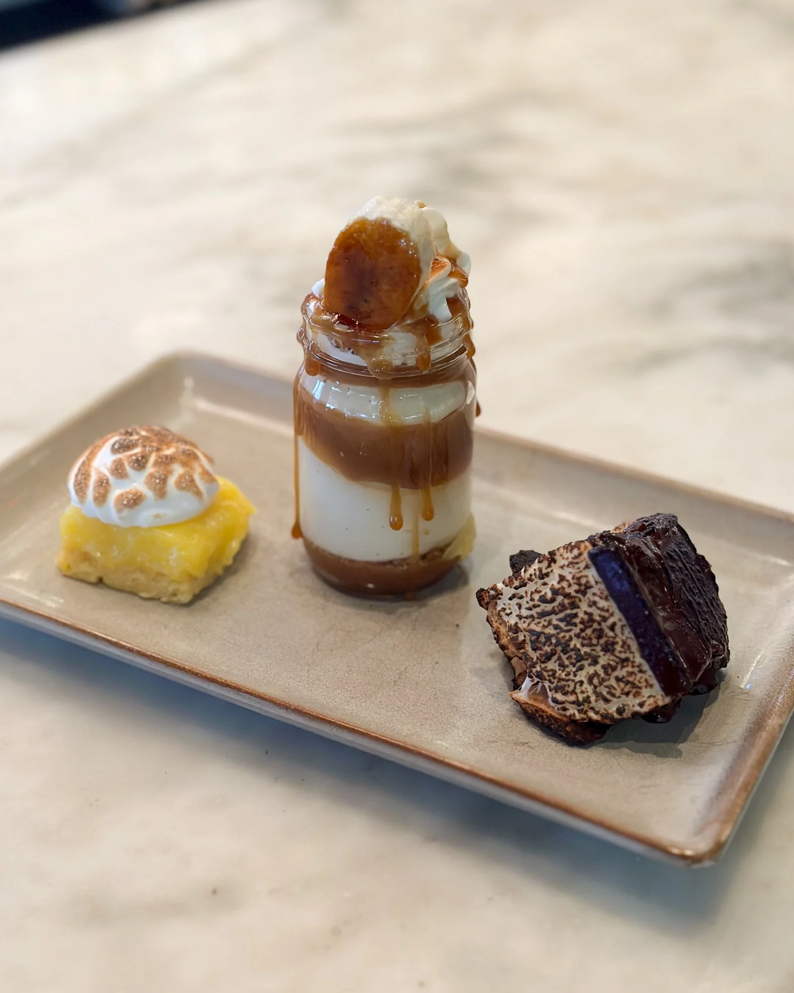 Mini Trio at CARVE American Grille — ATX Dessert Club