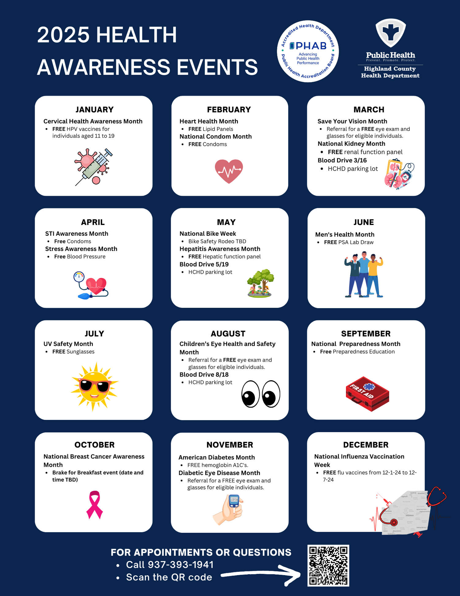 Health Awareness Events — Highland County Health Department