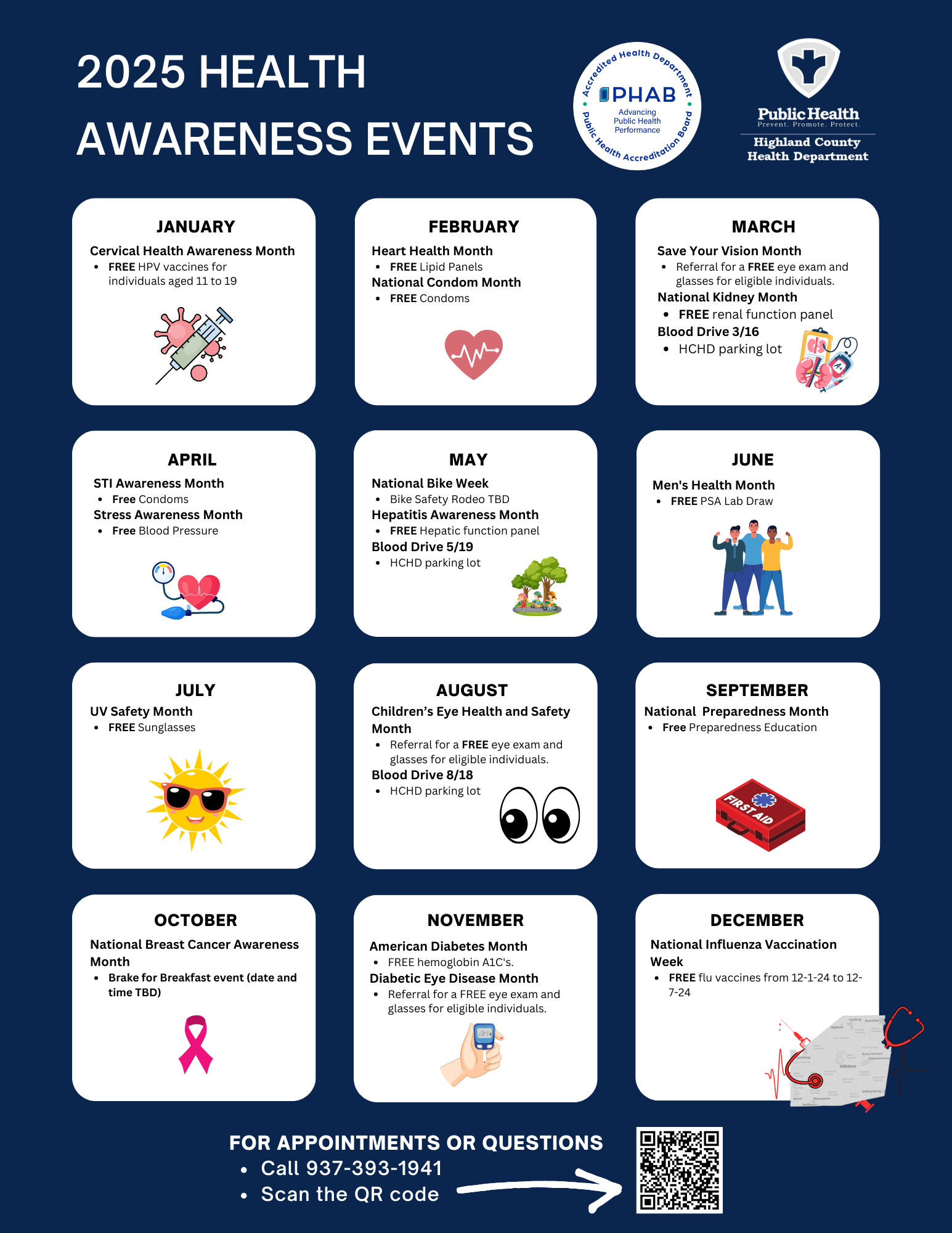 Health Awareness Events — Highland County Health Department