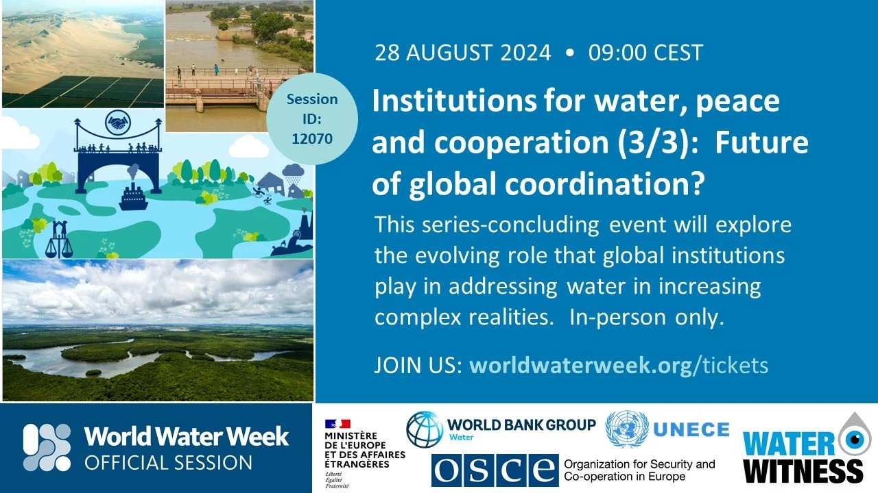 Stockholm world water week 2024- Water witness events — Water Witness ...