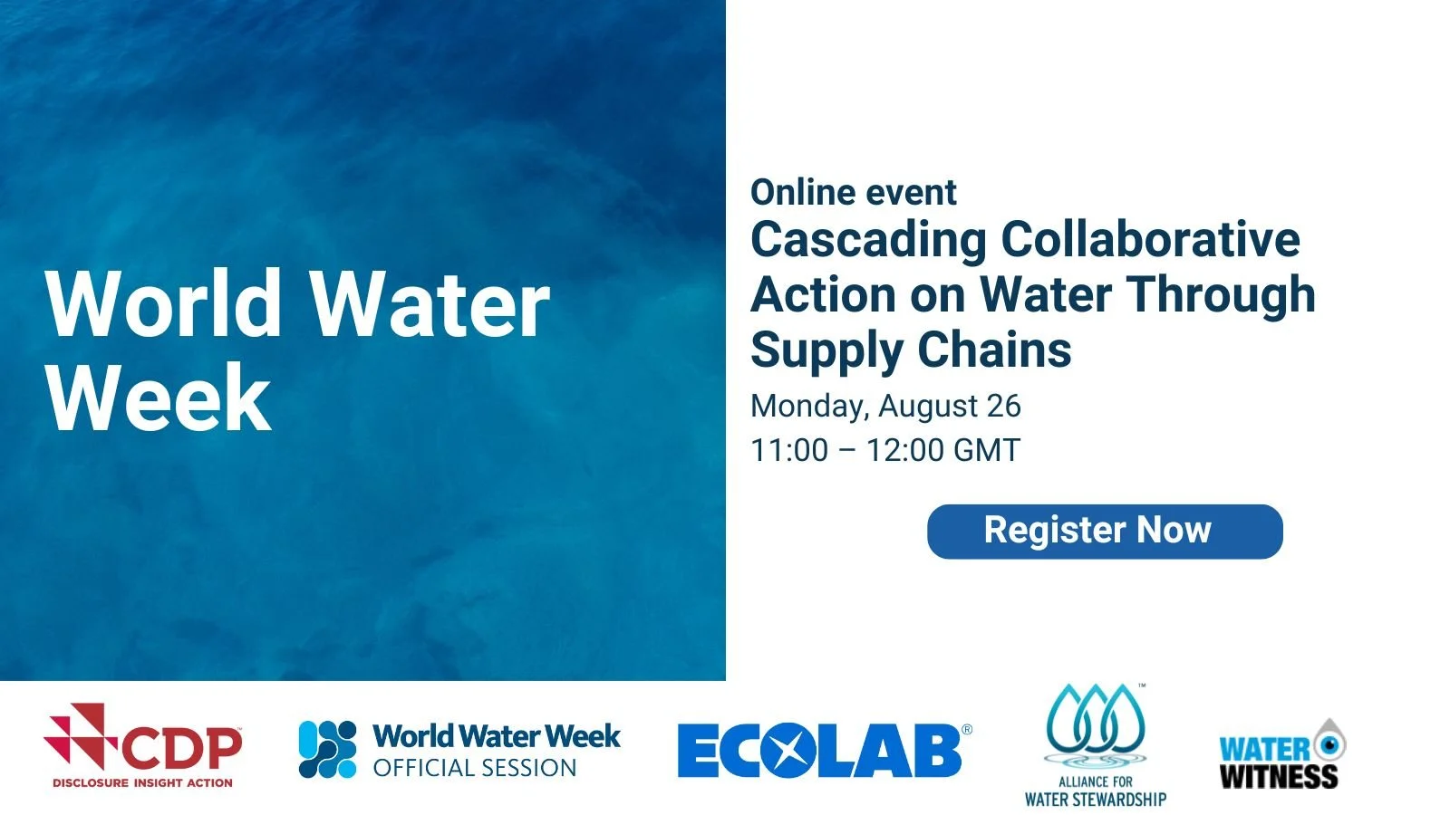 Stockholm world water week 2024- Water witness events — Water Witness ...
