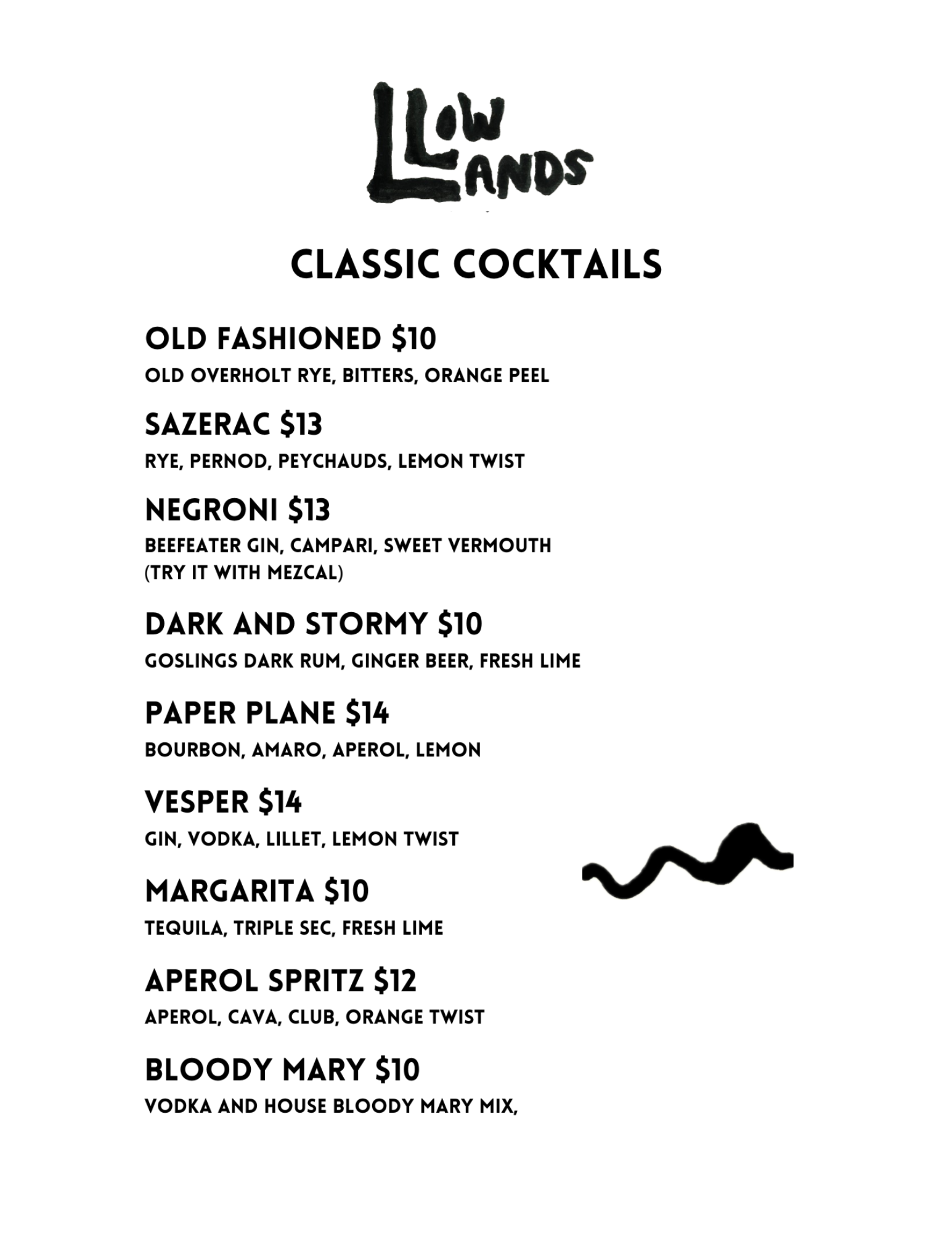 Drinks & Foods — LOWLANDS