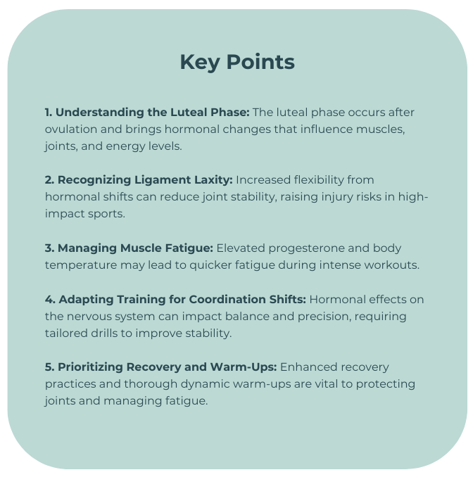 Understanding the Luteal Phase: Adapting Training to Reduce Injury Risk ...