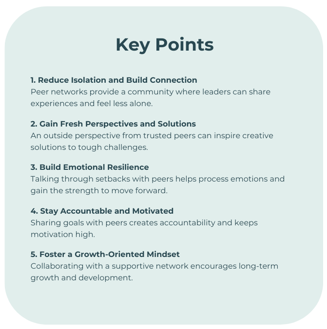 Building Resilience Through Peer Support: Why Every Leader Needs a ...