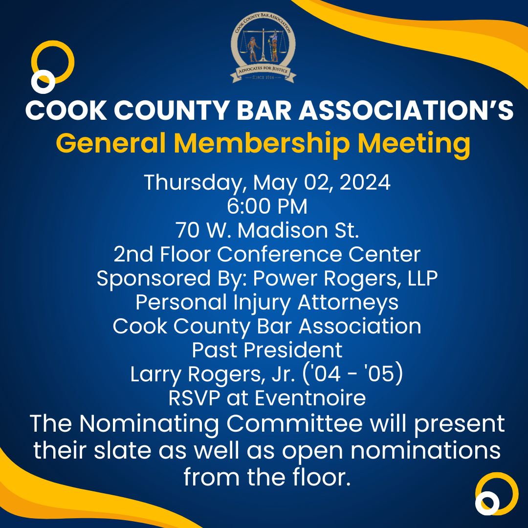 Events Calendar — Cook County Bar Association | Advocates for Justice ...