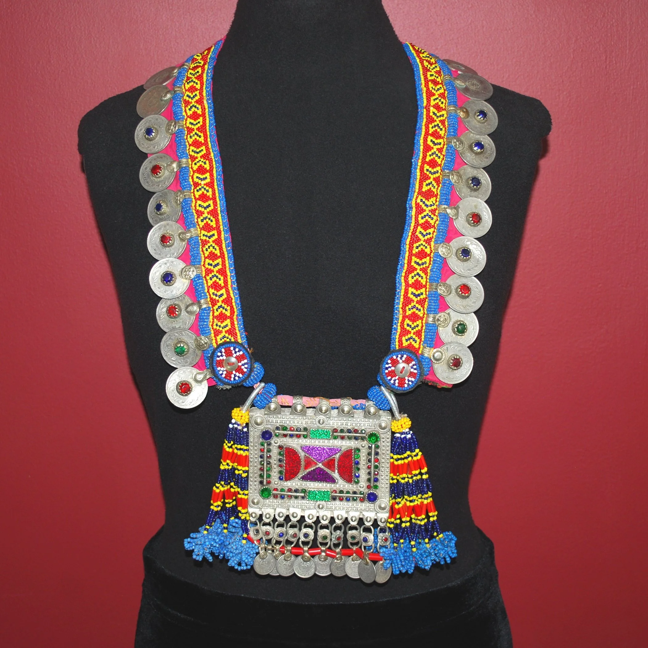 Kuchi Choker - Vintage Tribal Choker Necklace - Belly Dance — The Red Camel