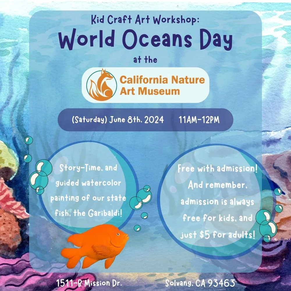 June 8th | Kid Craft Art Workshop - Story-Time and Watercolor Garibaldi ...