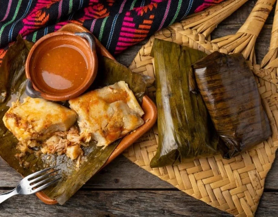 Young Jackfruit Tomato Sauce with Carrots and Idaho Potatoes Tamales ...