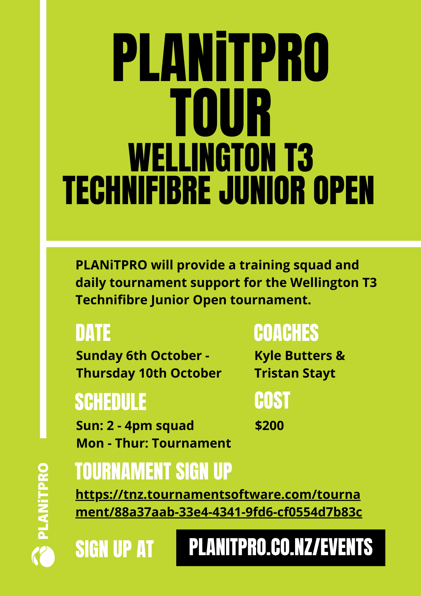 Events — PLANiTPRO Tennis