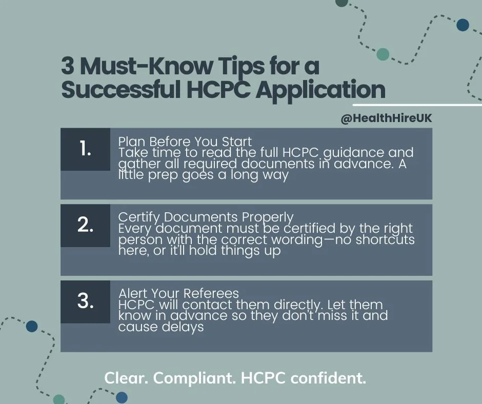 How to apply for HCPC UK? — HealthHireUK