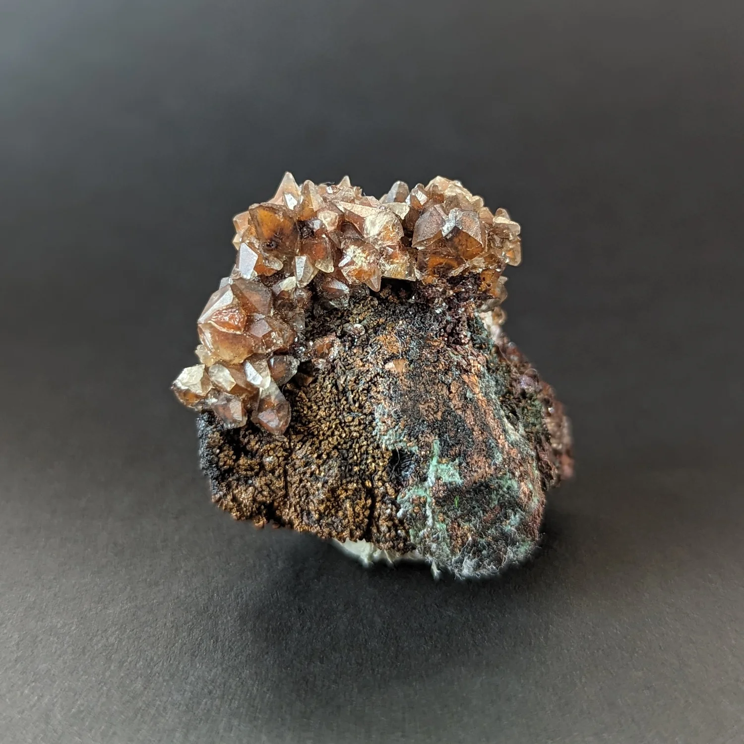Thumbnail Thursday Week 9 - Native Copper in Calcite, Tsumeb, Namibia ...
