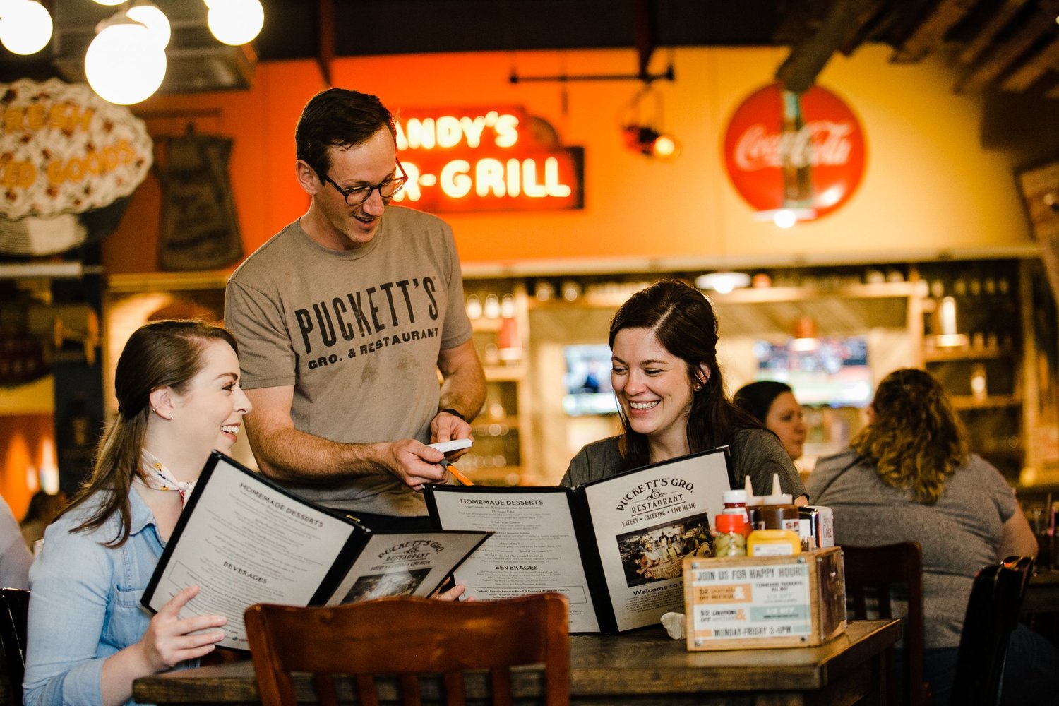 Menu — Puckett's Restaurant