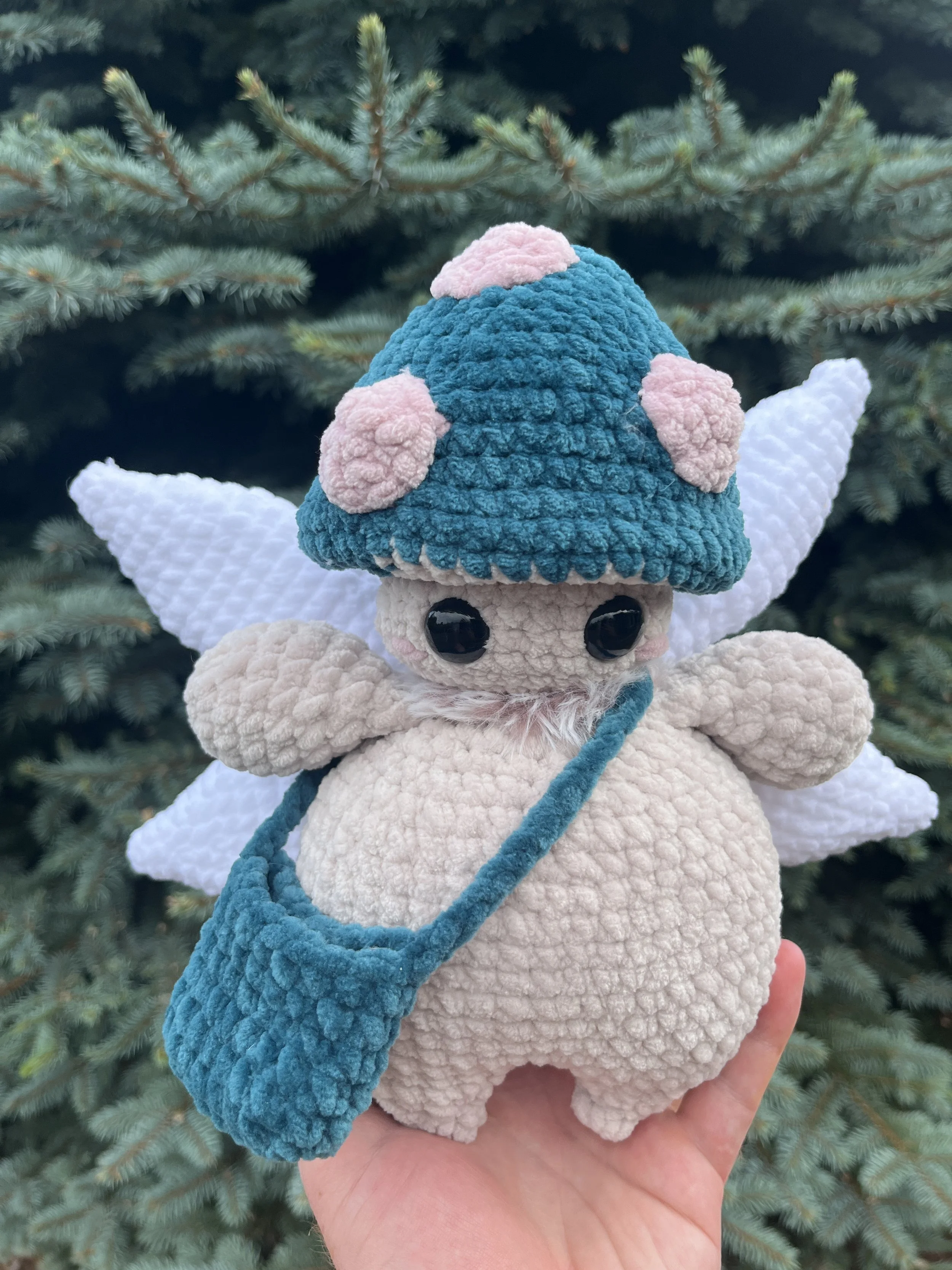Fergus the Fungus Fairy (Plushie) — CritterStitch Studios