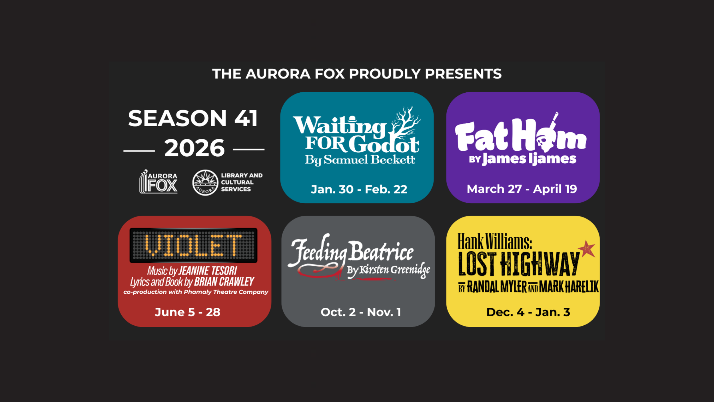 AURORA FOX ARTS CENTER