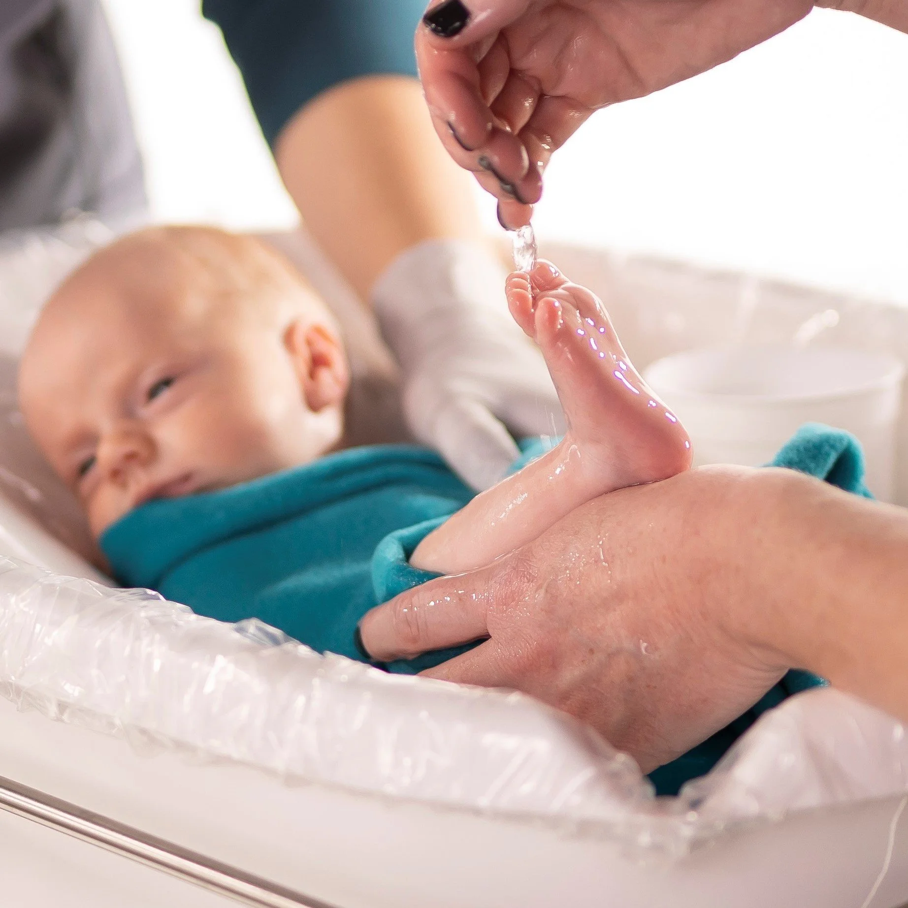 Swaddle Bathing Educational Website