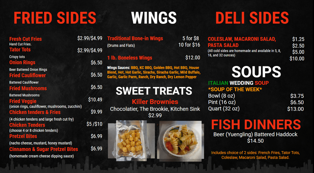 Menu 1 — Shaffer's Deli