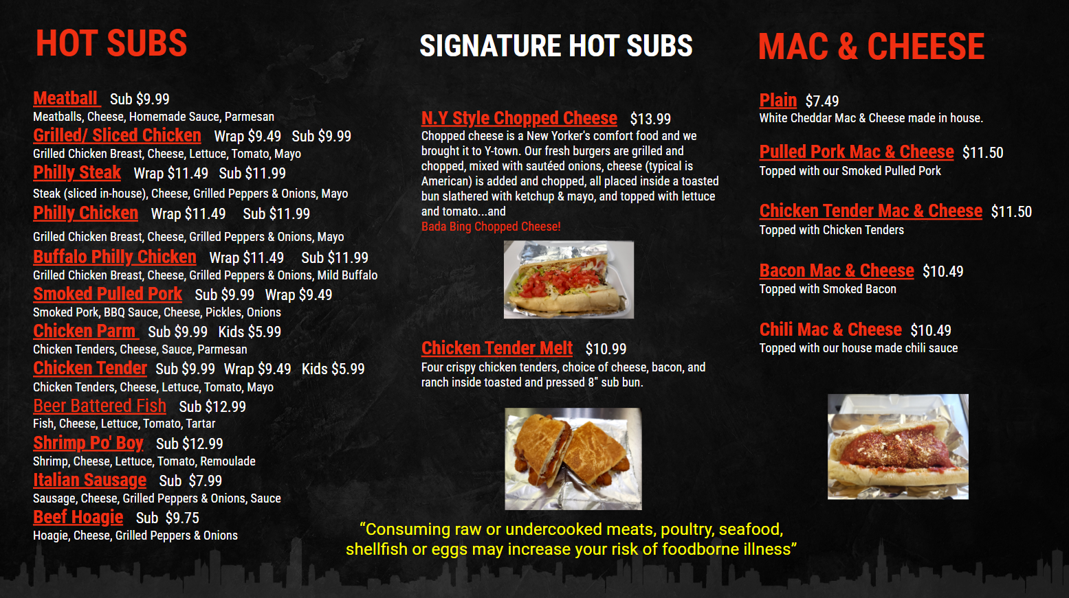 Menu 1 — Shaffer's Deli