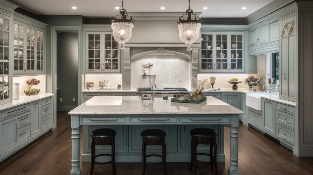How to Incorporate Glass Front Cabinets: Elegance and Practicality ...