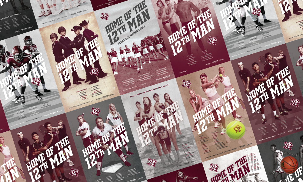 TAMU Athletics | Poster Design — Danielle Janay
