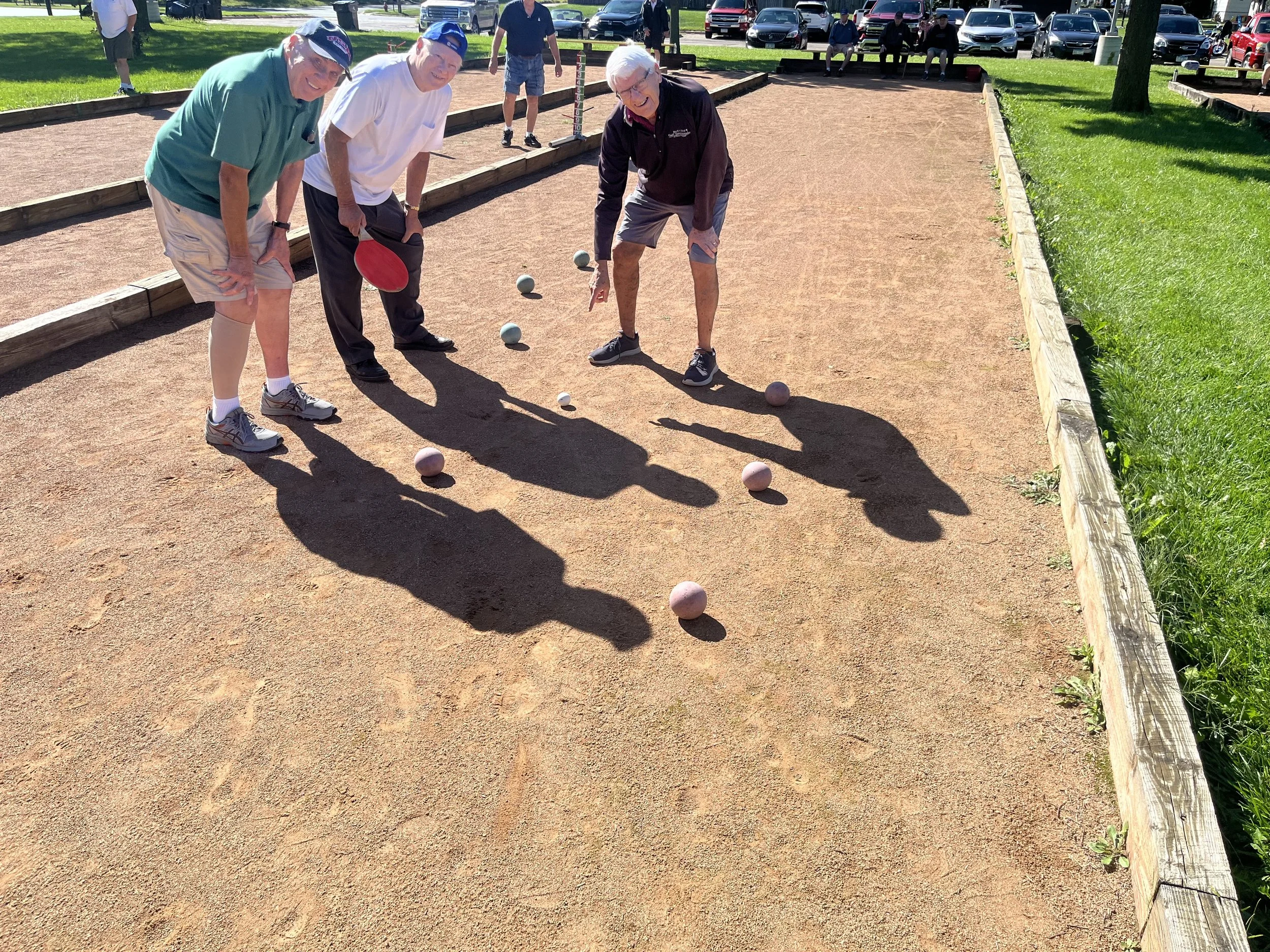 Born Again Jocks Senior Men play Bocce Ball in Bloomington MN — BAJ