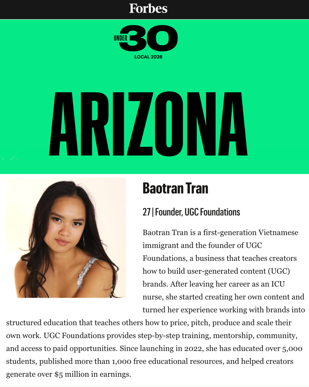 Case Studies — Tran UGC