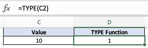 TYPE Function - Excel — Data Trail Mix TYPE Function - Excel — Data Trail Mix