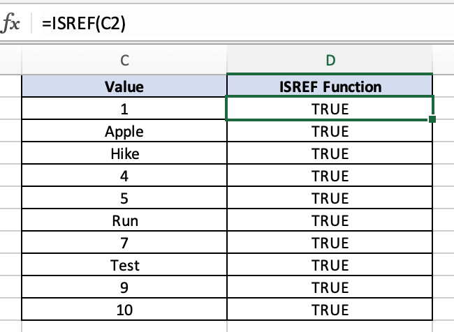 Isref Function Excel — Data Trail Mix