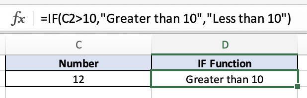 IF Function - Excel — Data Trail Mix