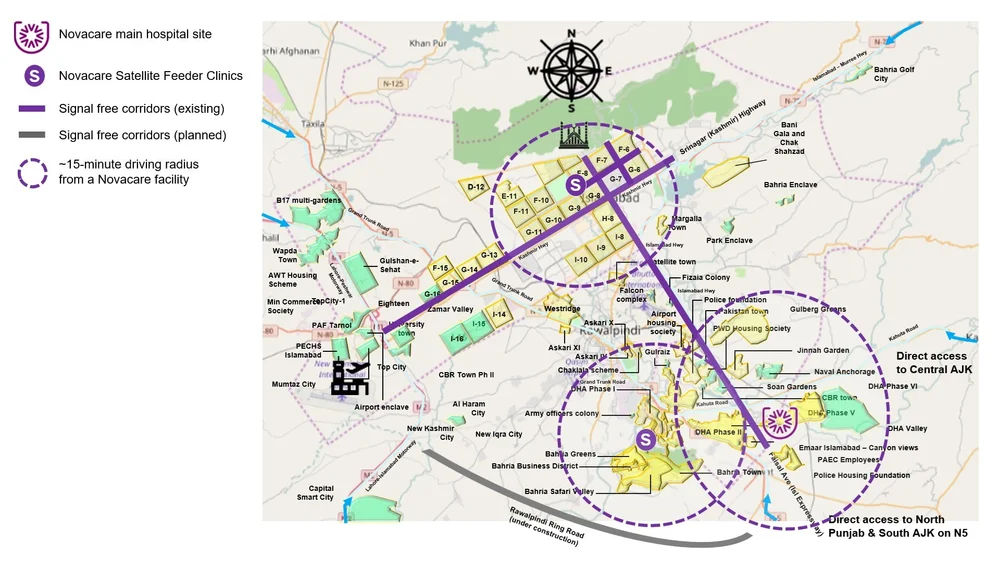 Novacare's satellite clinics in Islamabad & Rawalpindi — Novacare
