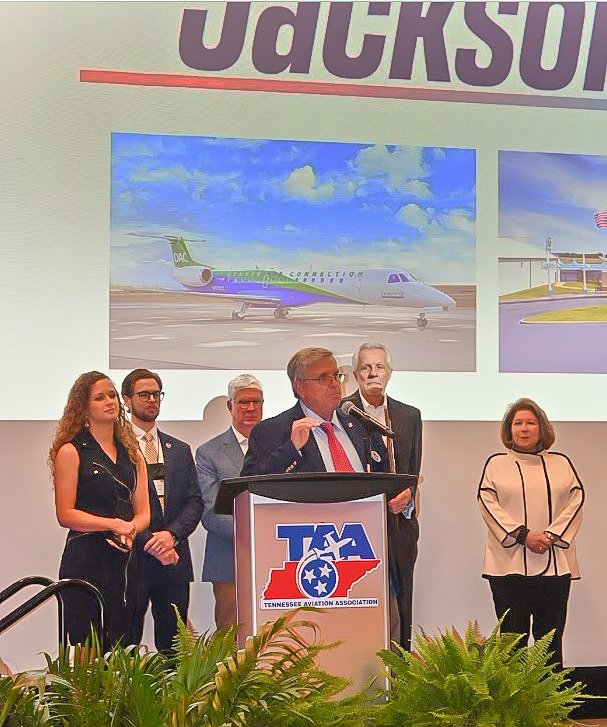 HISTORY — Jackson Regional Airport