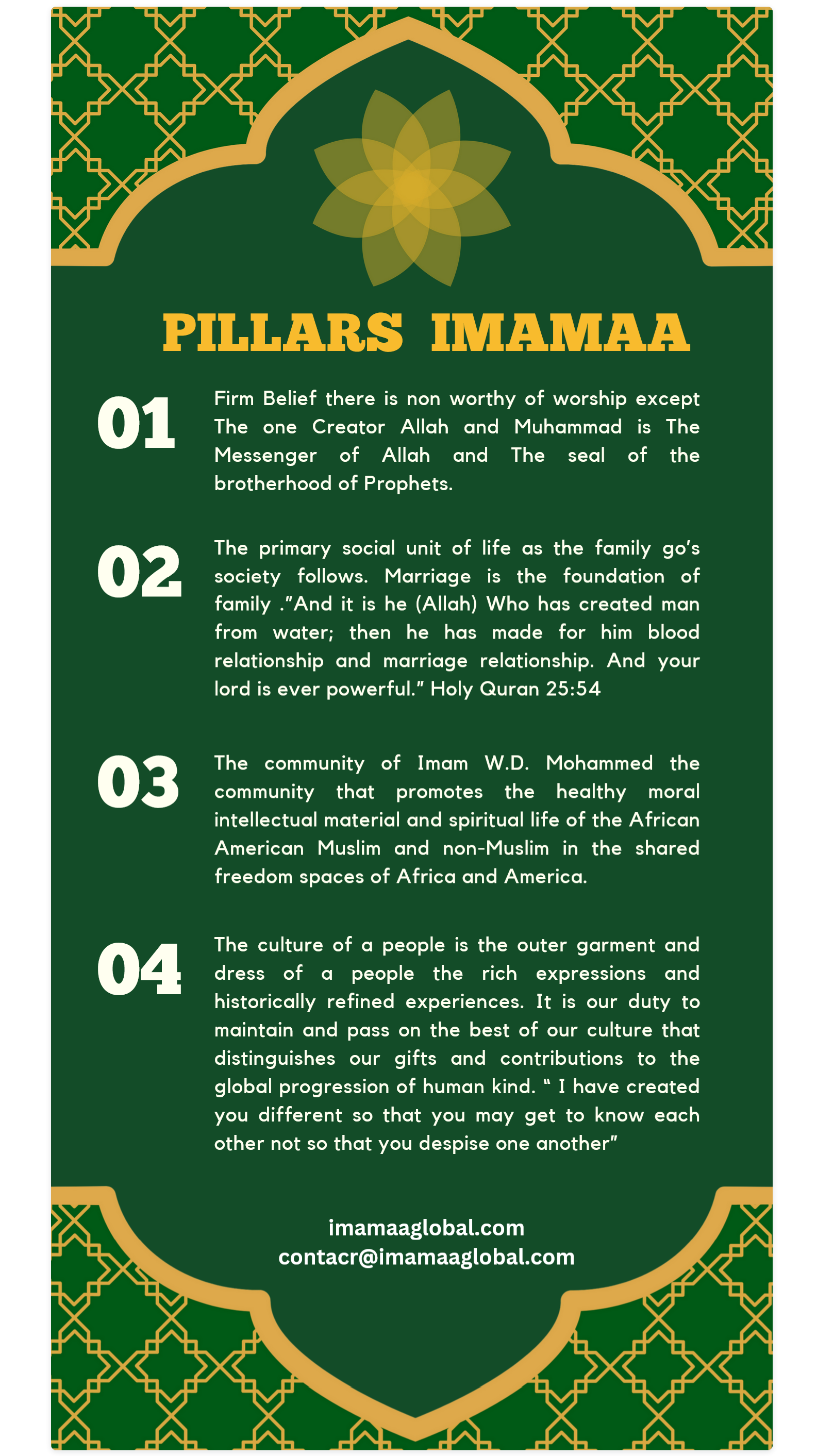 Pillars Flyer (pdf) — Imamaa
